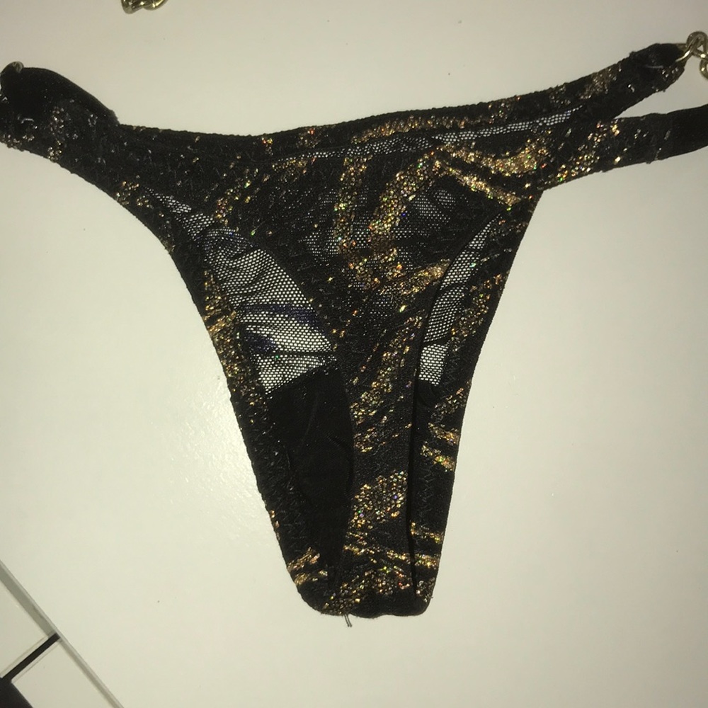 Black And Gold Micro Bikini - Gem